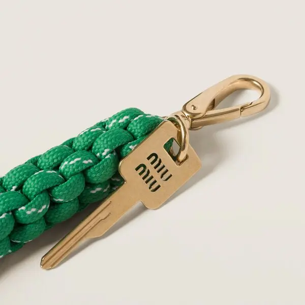 Miu Miu Cord And Nylon Trick - Emerald Green | Editorialist